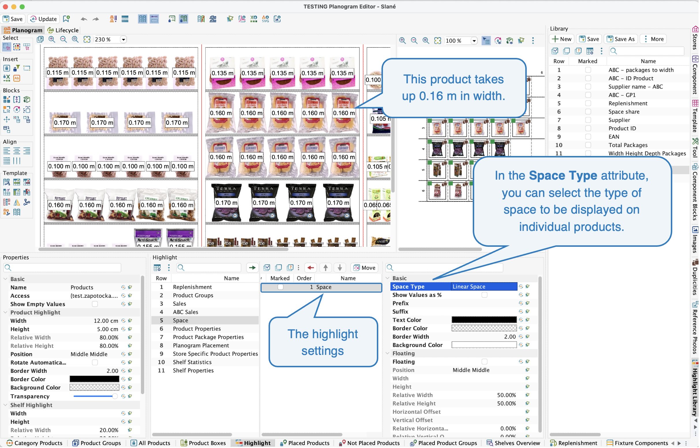 Planogram Highlight | Manual | Quant - Intelligent Retail Platform