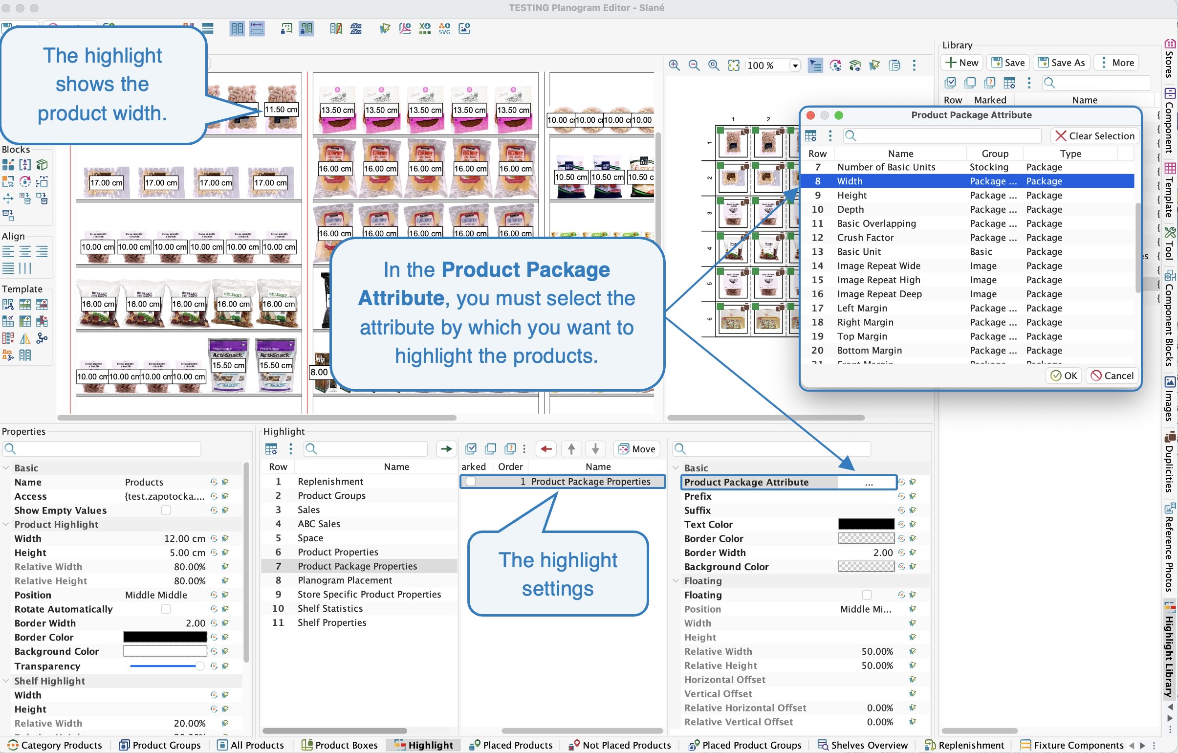 Planogram Highlight | Manual | Quant - Intelligent Retail Platform