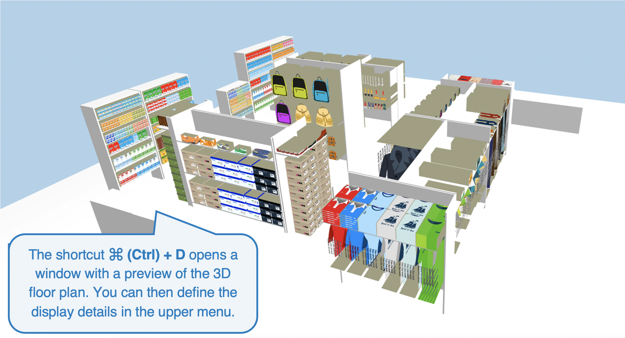 Keyboard Shorcuts in the Store Editor | Manual | Quant - Intelligent ...