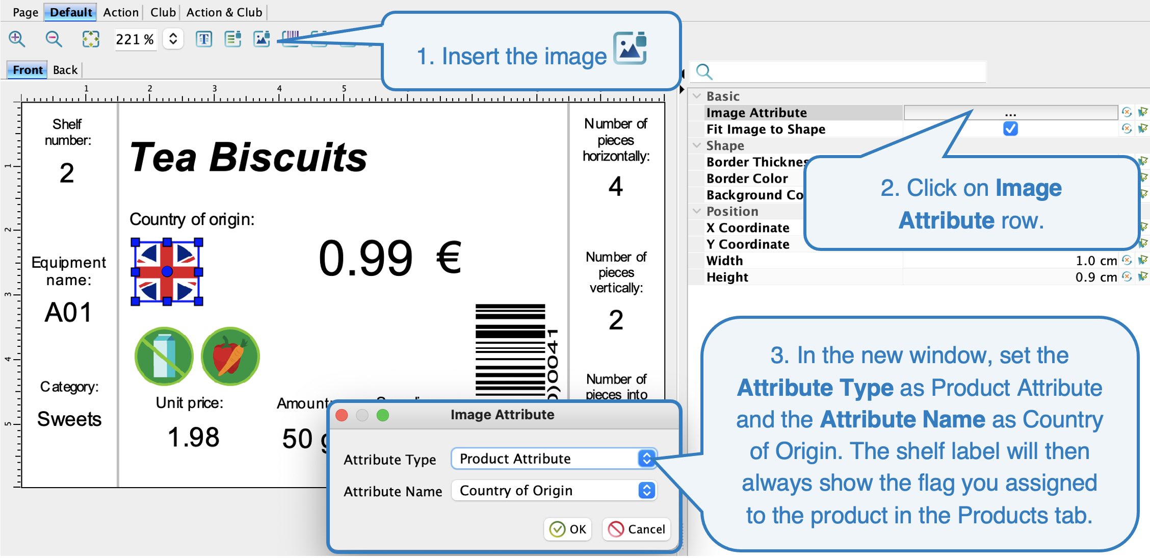 Pictograms on Shelf Labels | Manual | Quant - Intelligent Retail Platform