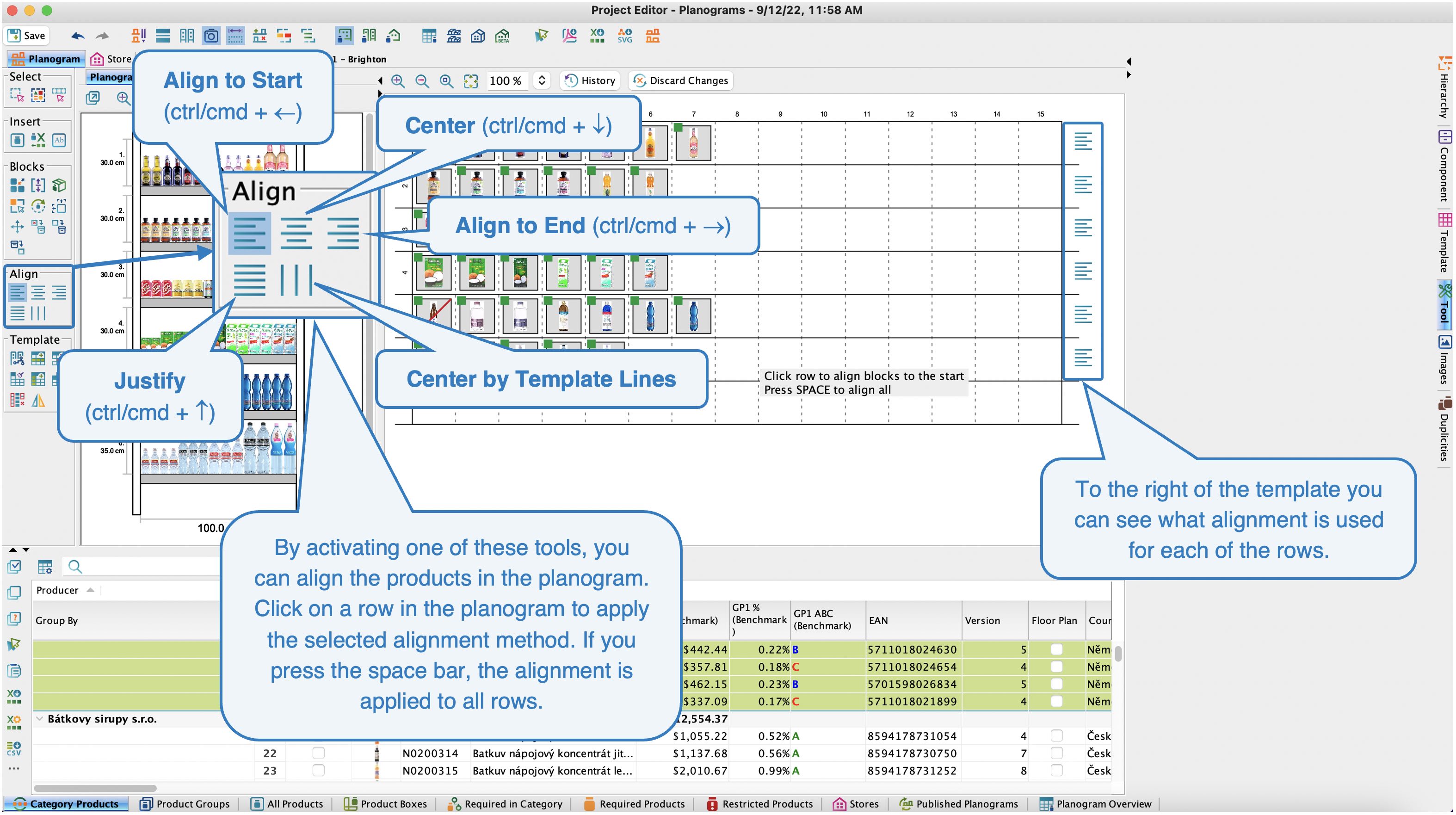 Planogram Template | Manual | Quant - Intelligent Retail Platform