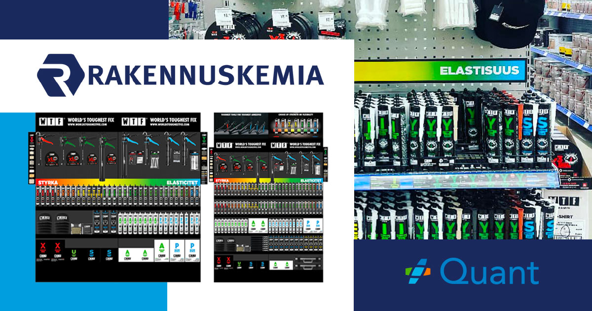 Finnish company Rakennuskemia creates standalone planograms in Quant ...