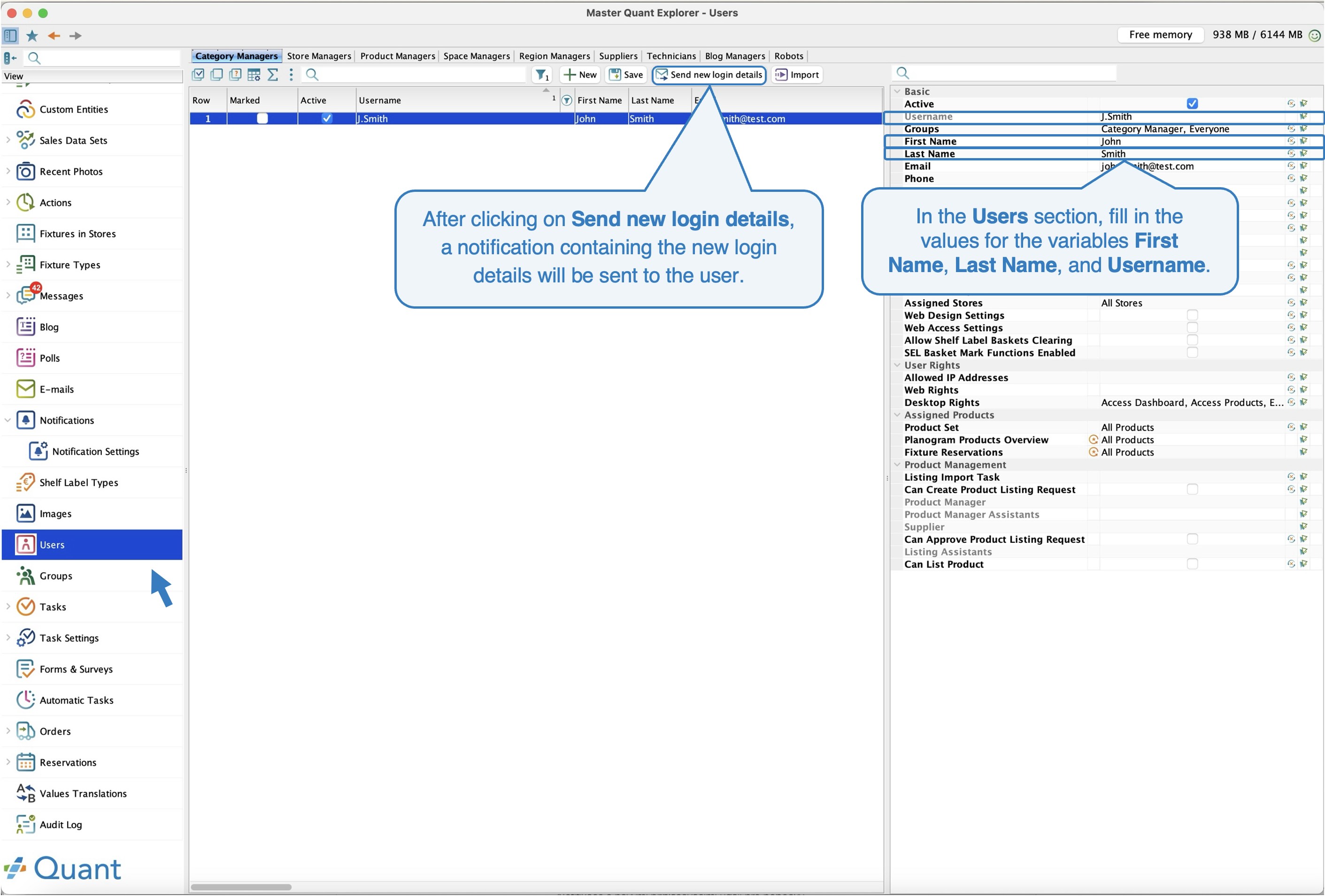New Login Details Notification | Manual | Quant - Intelligent Retail ...
