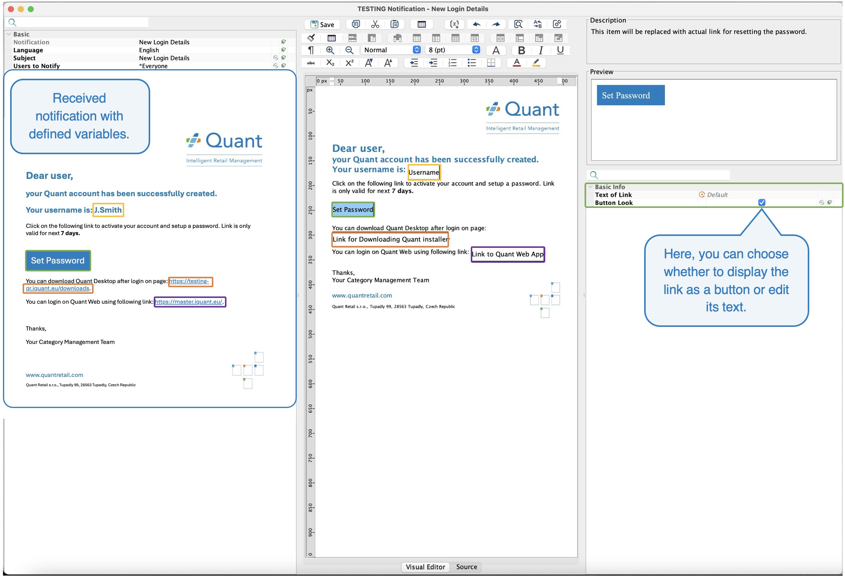 New Login Details Notification | Manual | Quant - Intelligent Retail ...