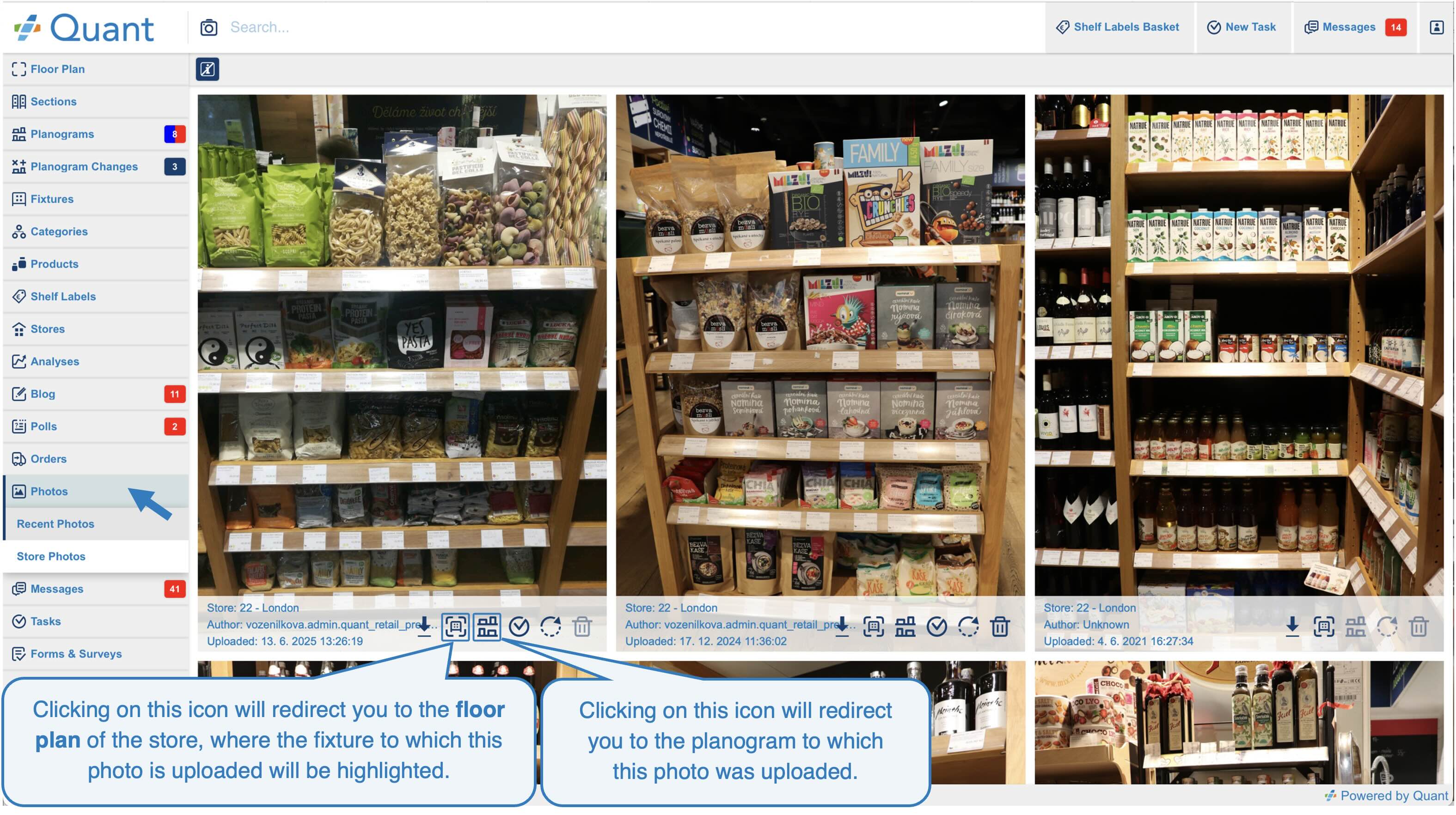 Implementation photos for planograms | Manual | Quant - Intelligent ...