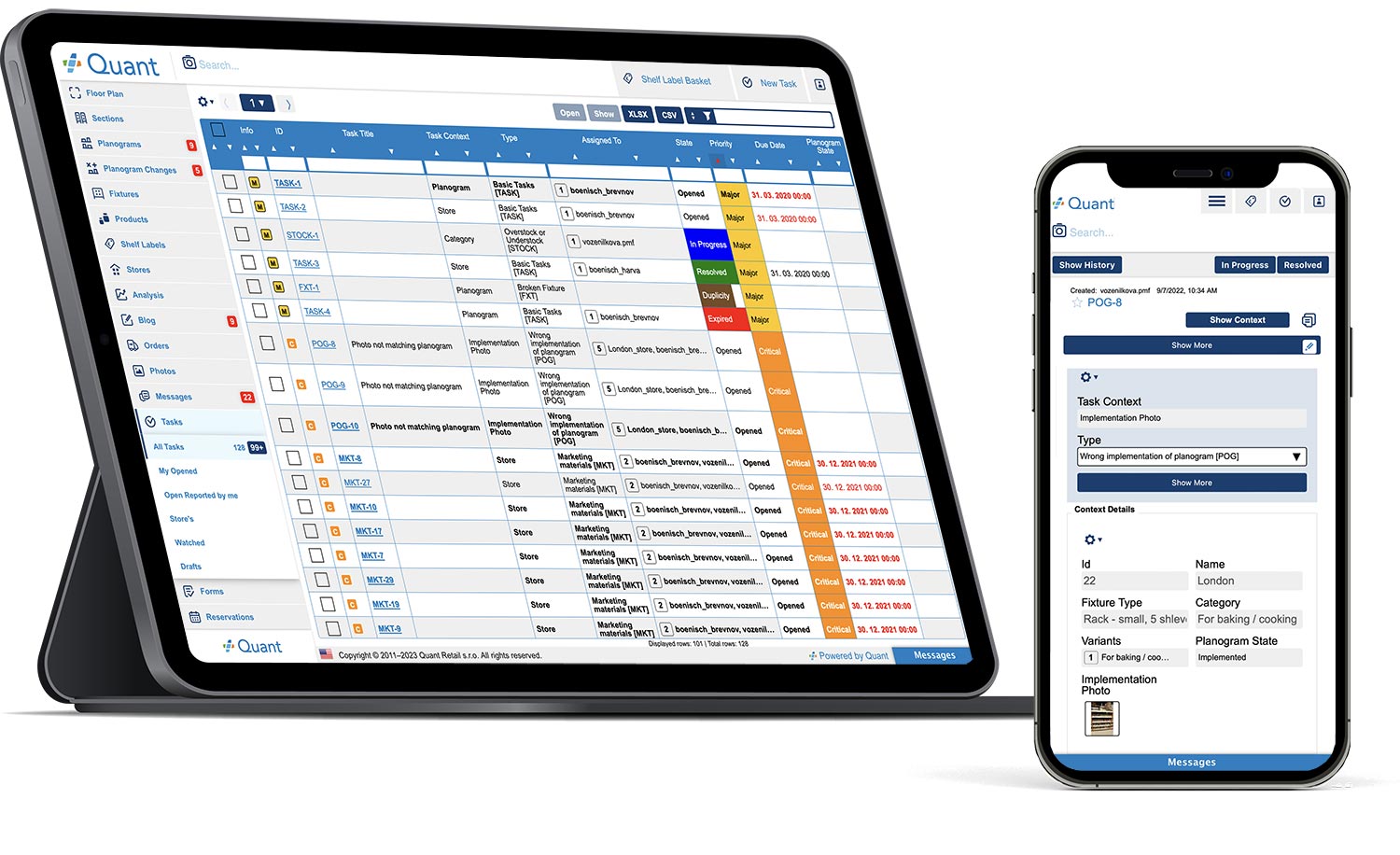 Task Management | Quant - Intelligent Retail Platform