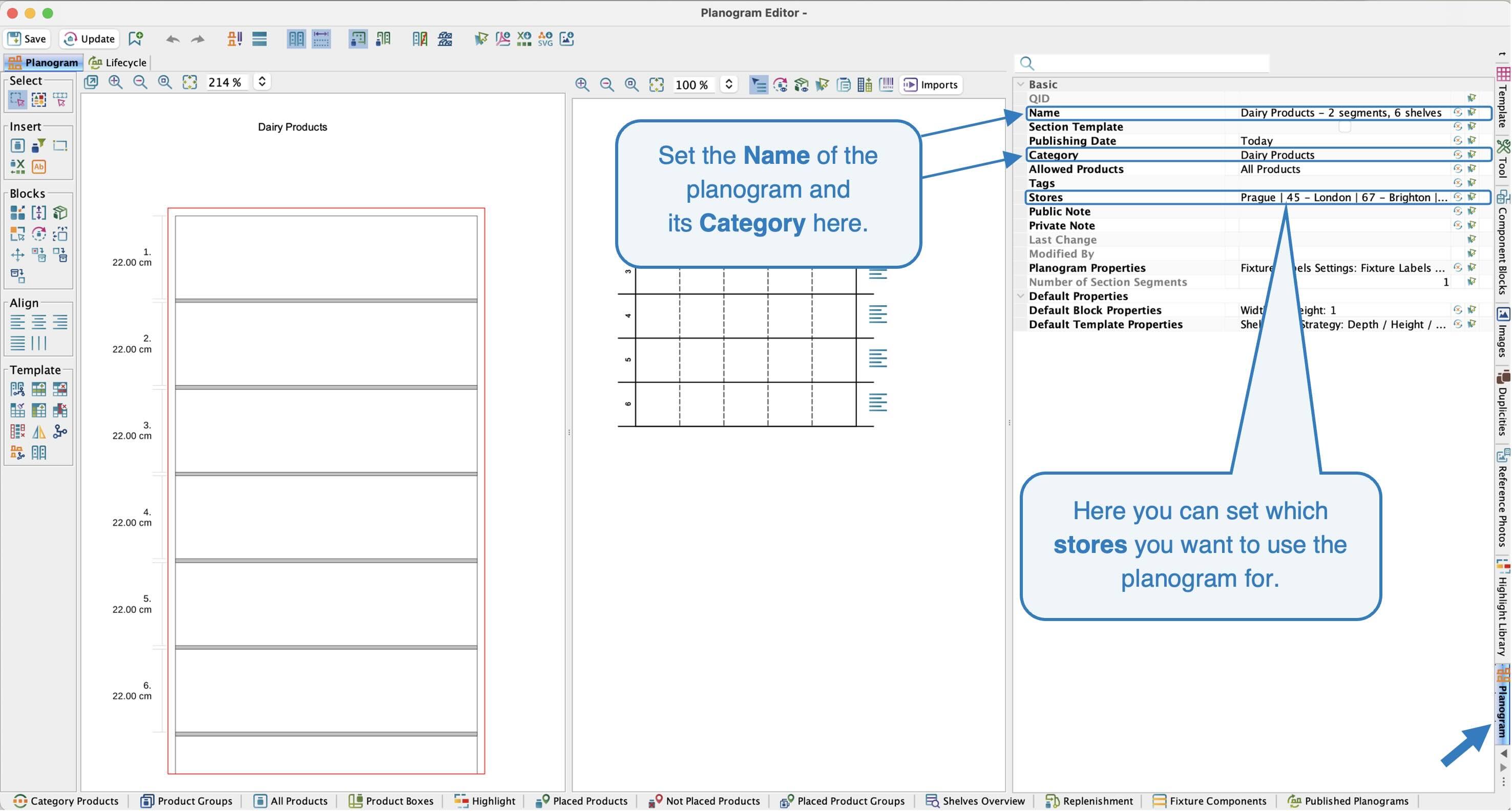 Setting up a Standalone Planogram | Manuale | Quant - una piattaforma ...