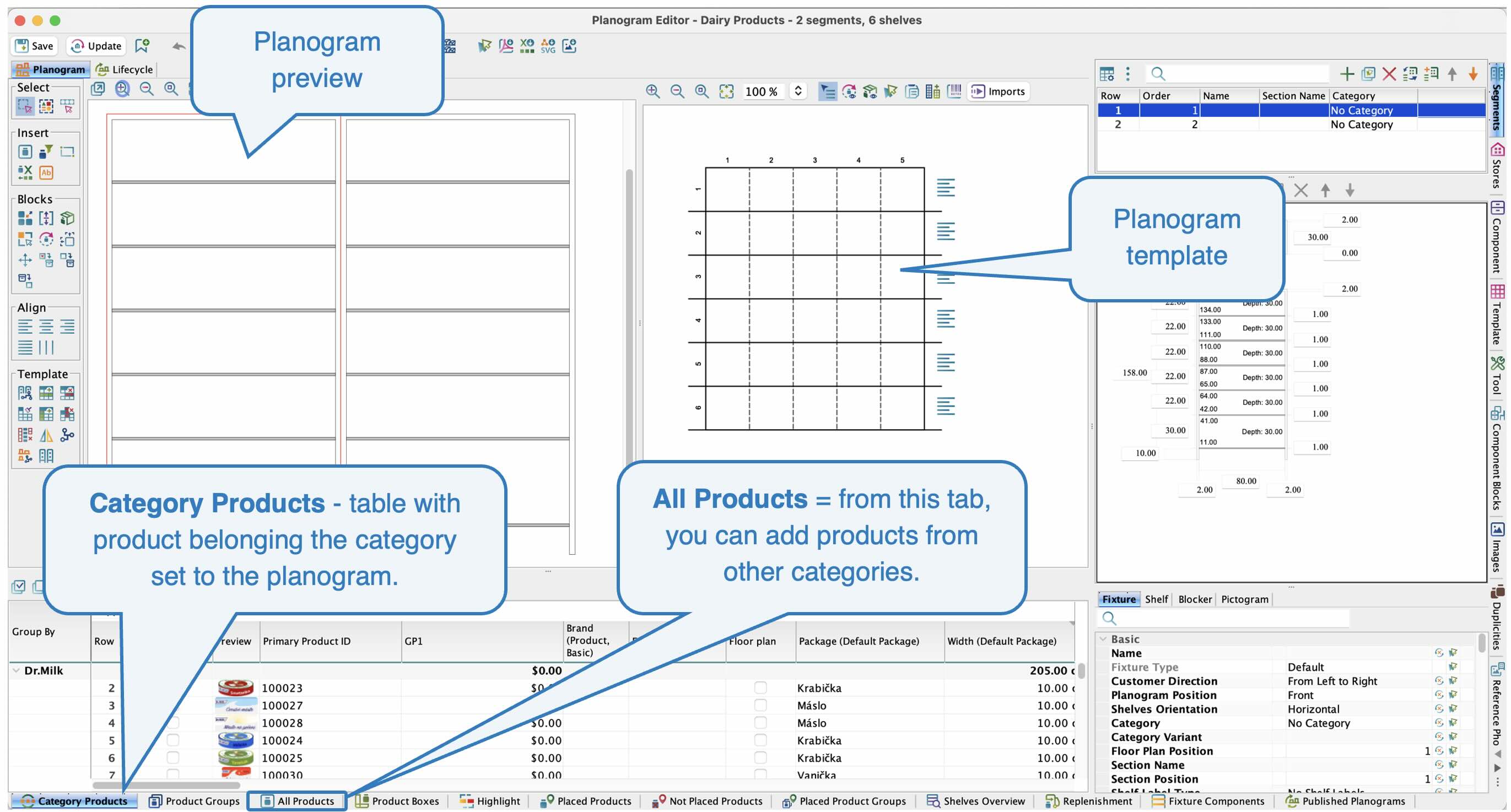 Filling the Planogram with Products | Manual | Quant - Intelligent ...